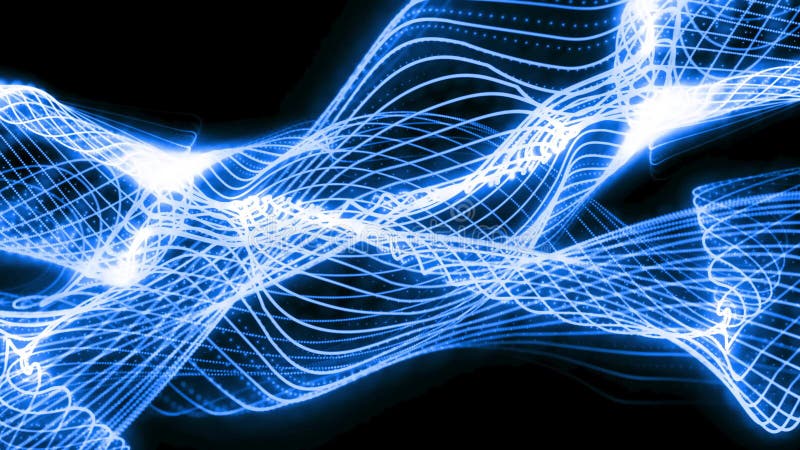 4k Animated Particle Technology Background Stock Footage - Video of ...