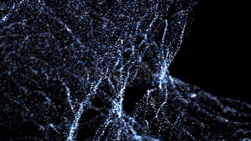 4k Animated Particle Technology Background Stock Video - Video of atom ...