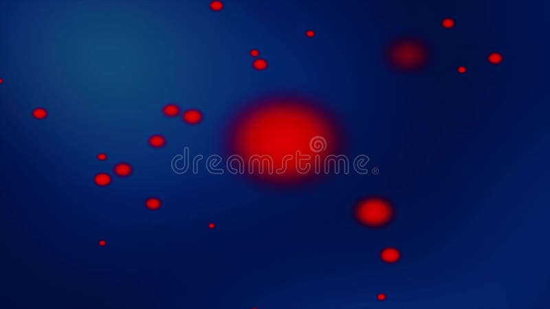 Red Lighting Effect with Blurred Outer Lines on a Blue Background Stock ...