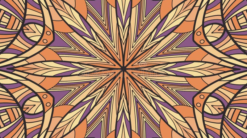 4k Animated Rotating Mandala Stock Footage - Video of caustics, circle ...