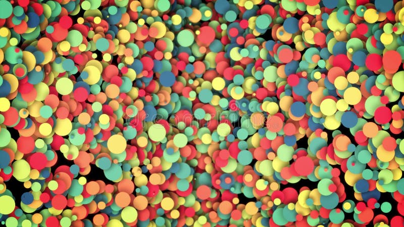 Colorful Circles Kaleidoscope Background Stock Video - Video of banner ...