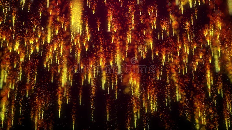 Abstract Falling Magic Particles Background Loop Stock Video - Video of ...