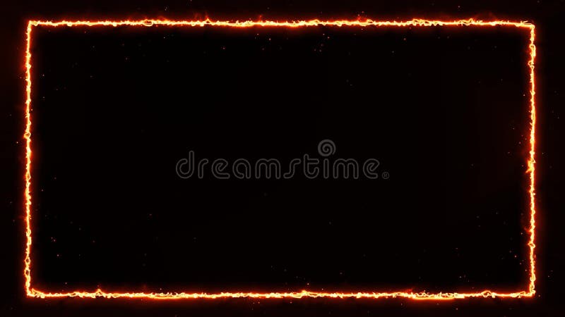 Abstract Energy Frame Background Loop Stock Footage - Video of neon ...