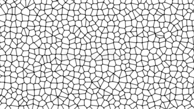 Abstract Simple Mosaic Patterns Shapes Seamless Looping Stock Video ...