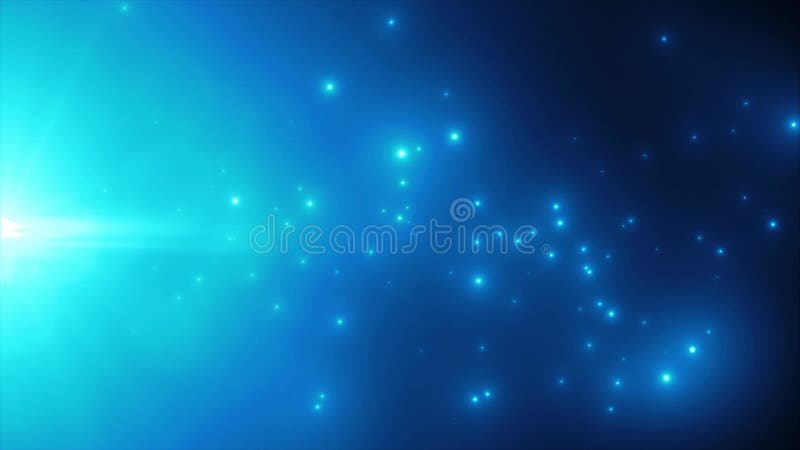 Abstract Light Particle Background Flowing Loop Stock Video - Video of ...