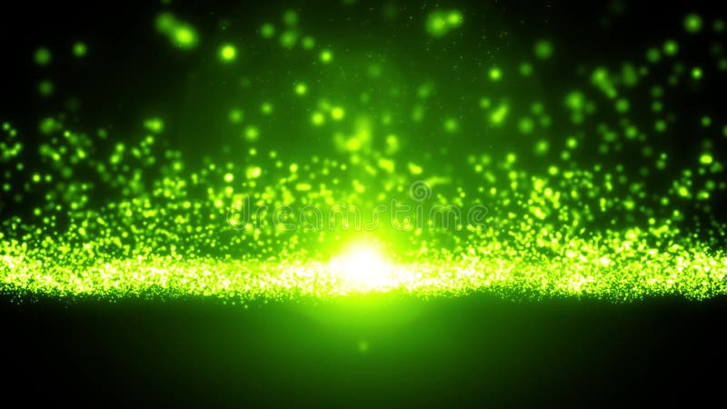 Abstract Light Particle Flowing Loop Stock Video - Video of firefly ...