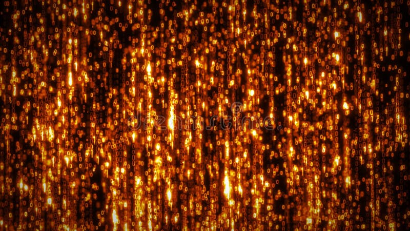 Computer Binary Code Data Falling Loop Stock Video Video Of Decode 0266