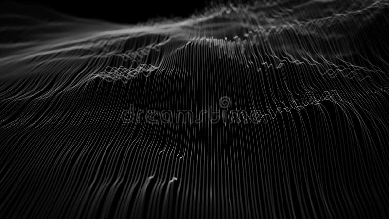 Abstract Organic Network Mesh Waving Fx Background Loop Stock Video ...