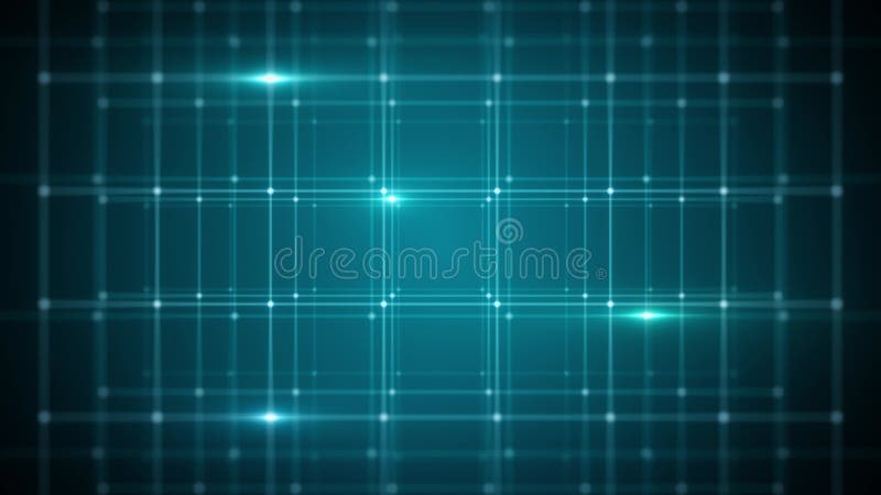 Abstract Technology Background with Grid Data Zooming in Loop Stock Footage - Video of line ...