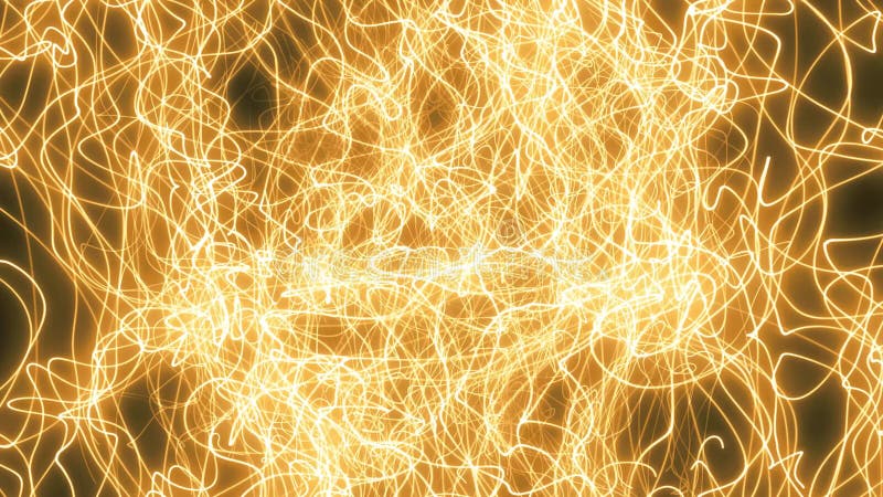 Abstract Gold Strings Waving Background Loop Stock Footage - Video of ...