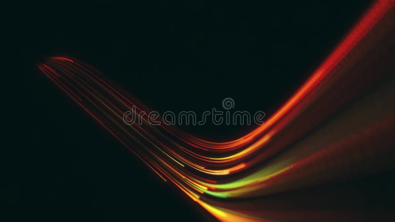 Abstract Swirling Light Strings Particles Background Loop Stock Footage ...