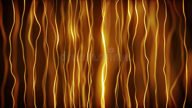 Abstract Gold Strings Waving Fx Background Loop Stock Footage - Video ...