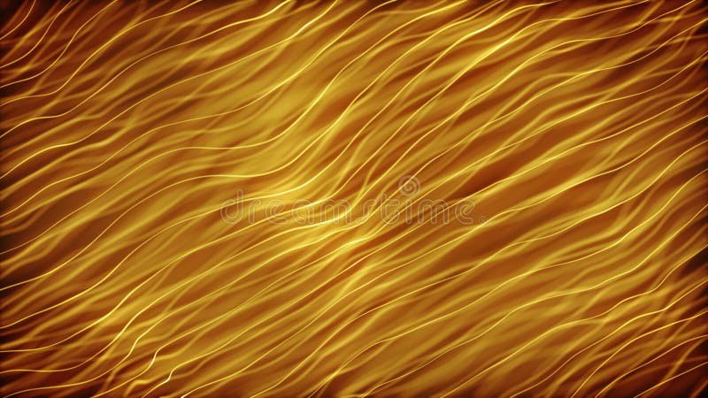 Abstract Gold Strings Waving Fx Background Loop Stock Video - Video of ...