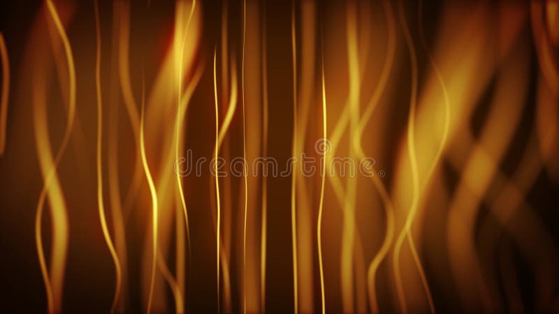Abstract Gold Strings Waving Fx Background Loop Stock Video - Video of ...