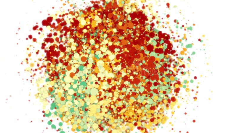 Abstract Paint Splatter Particles Background Stock Footage - Video of ...