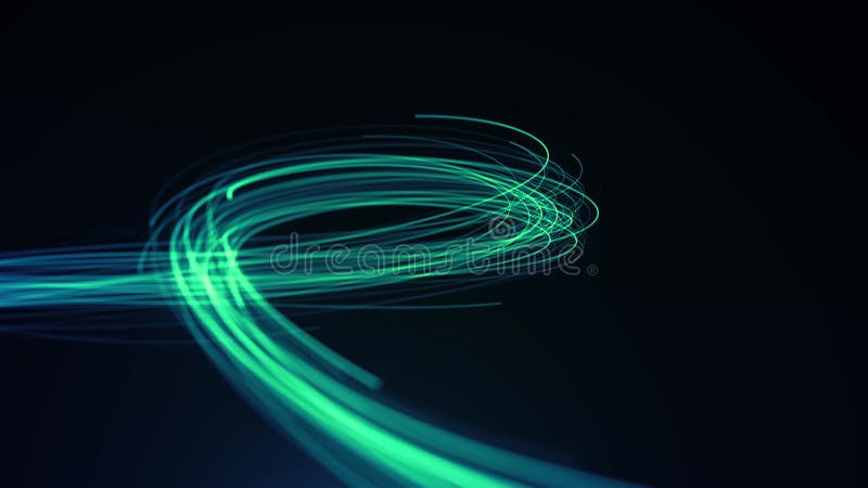 Abstract Slow Motion Swirling Strings Particles Background Loop Stock ...