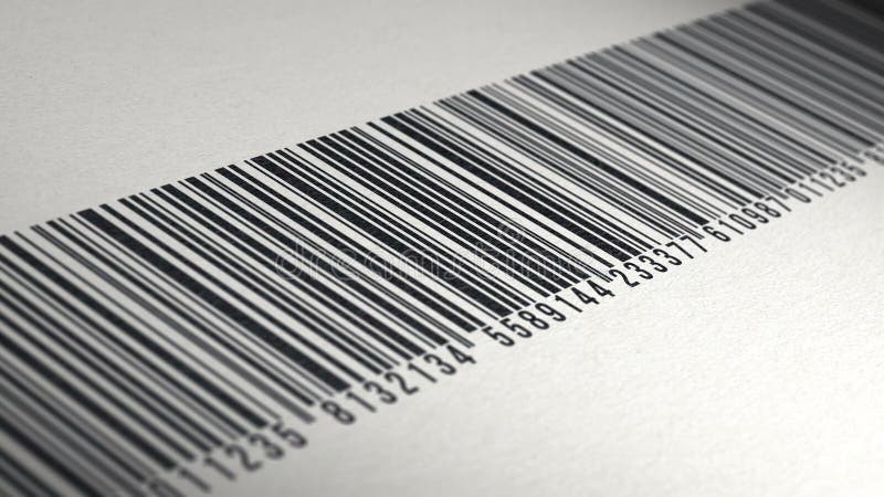 4k - Animation of Barcode on Paper Texture Stock Footage - Video of ...