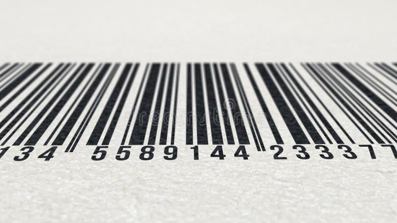 4k - Animation of Barcode on Paper Texture Stock Video - Video of ...