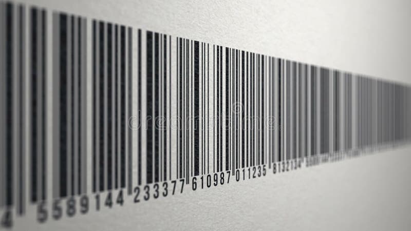 4k - Animation of Barcode on Paper Texture Stock Footage - Video of ...