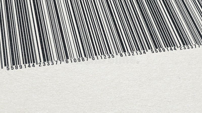 4k - Animation of Barcode on Paper Texture Stock Footage - Video of ...
