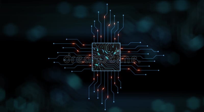 4K Animation Chip Set Cpu Controller and Print Circuit for Text or Logo ...