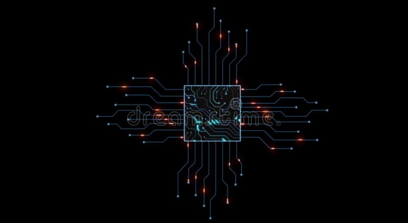 4K Animation Chip Set Cpu Controller and Print Circuit for Text or Logo ...