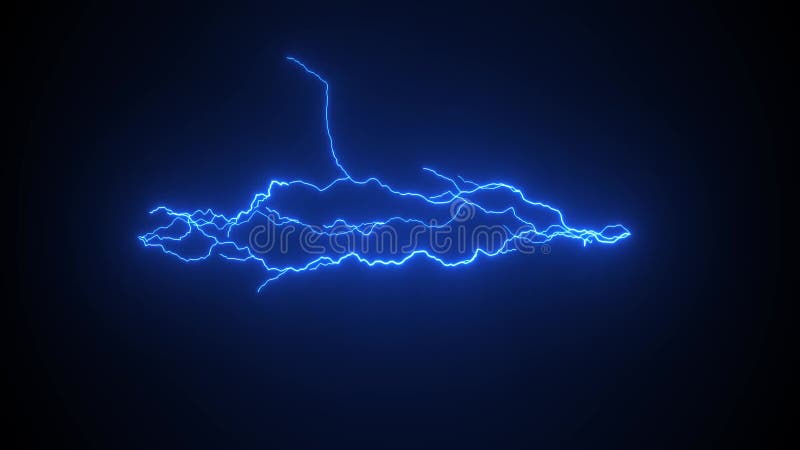 Electric Thunder Strikes Kinetic Action Fx Loop Stock Footage - Video ...