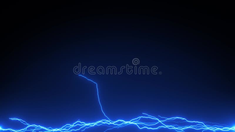 Electric Thunder Strikes Kinetic Action Fx Loop Stock Footage - Video ...