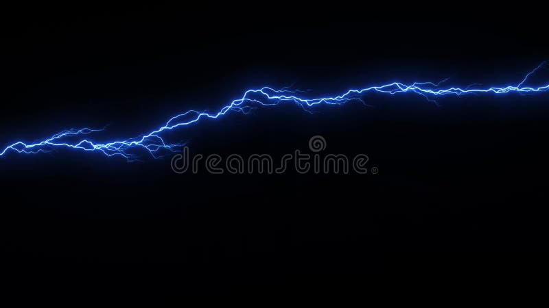 Electric Thunder Strikes Kinetic Action Fx Loop Stock Footage - Video ...