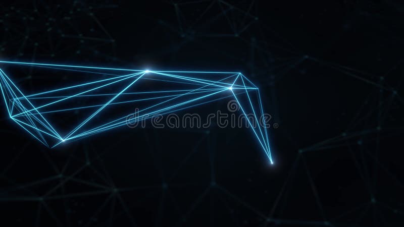 4k Animation of Network of Connections Dot Node People Icons ...