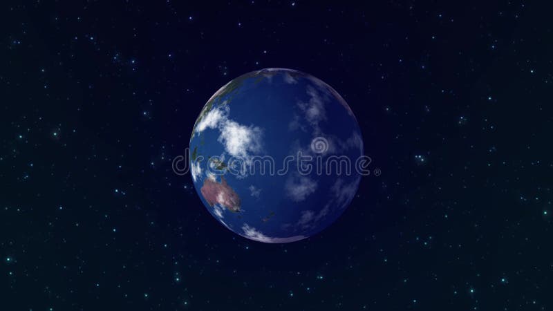 4k Animation of Rotating Earth Stock Video - Video of sphere, rotating ...