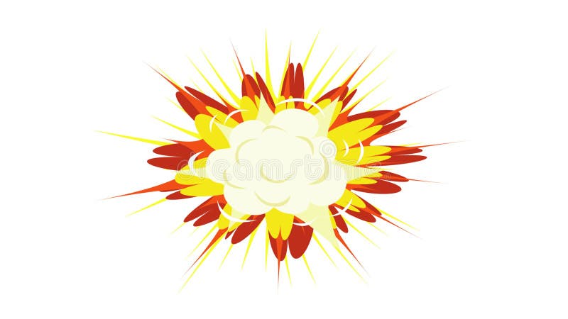 Pack of Comic Book Blast and Explosions Stock Video - Video of ...