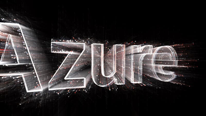 4k Azure Word Company Brand Logo,Matrix Binary Computer Code Text ...