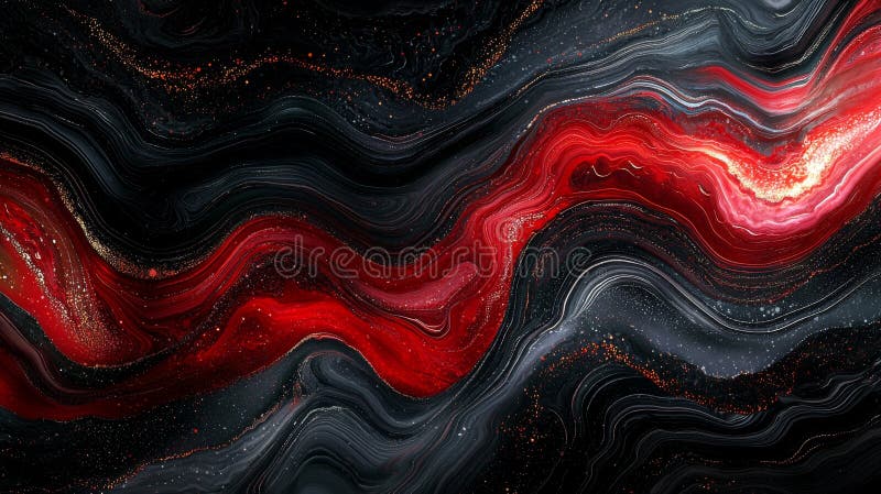 4K Backdrop of an Abstract Liquid Metal Texture with a Glossy Finish ...