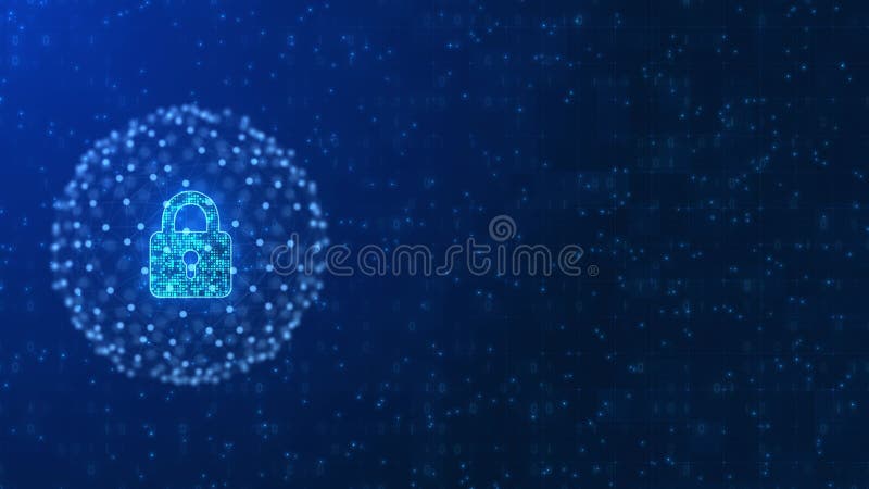 4K Backgrounds of Infinite Loop Cloud Data Security Concept with ...