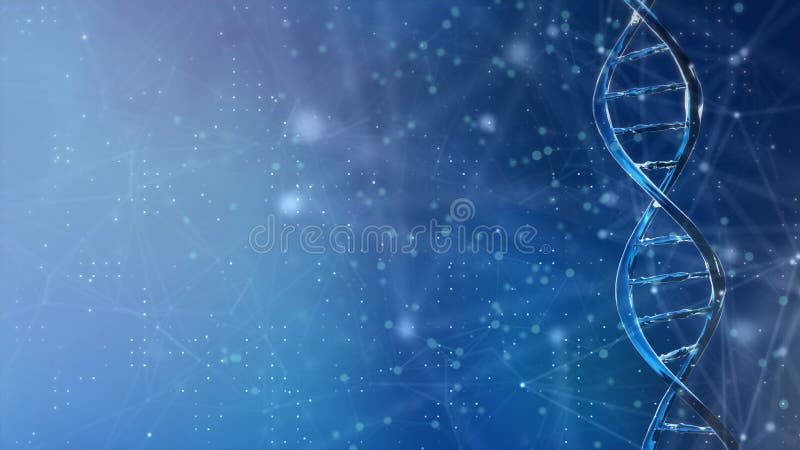 4k Blue DNA Molecule Structure Science Particles Presentation Loop 4k ...