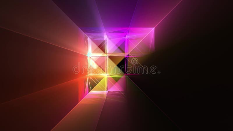 Spectrum Cube stock illustration. Illustration of abstract - 28649107