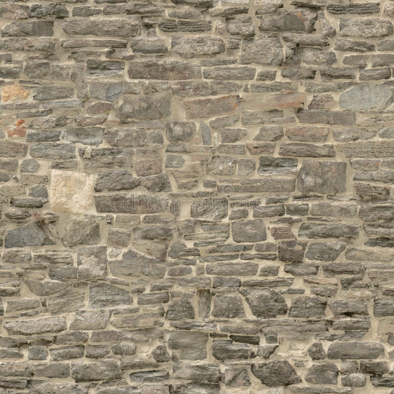 8K Castle Wall Slate Diffuse and Albedo Map for 3d Materials Stock Photo - Image of black, rock ...