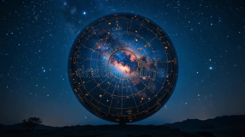 Celestial Navigator S Globe - 4K Cosmic Cartography with Galactic Core ...