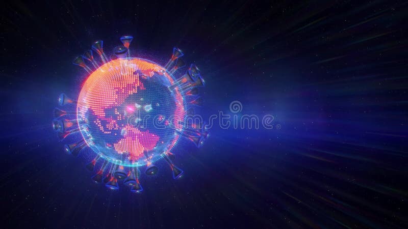 4k CG Animation - Modern Mapping Precision Stock Video - Video of ...