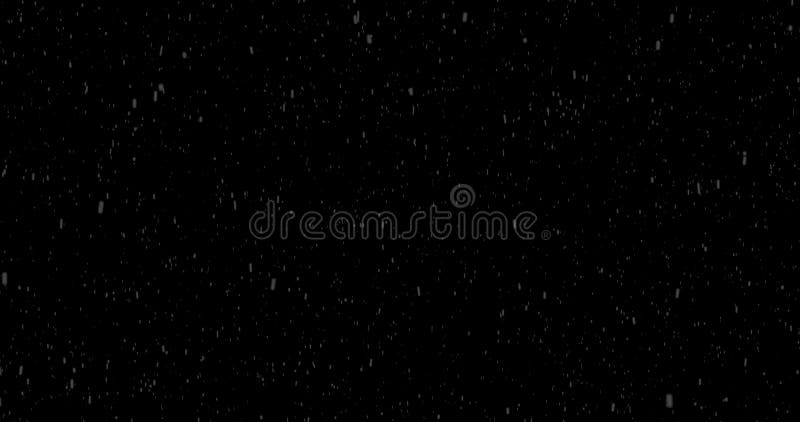 4K Cinematic Snowfall Loop Animation of a Surreal Realistic Snowflake ...