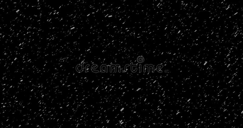 4K Cinematic Snowfall Loop Animation of a Surreal Realistic Snowflake ...