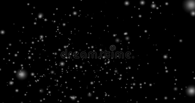 4K Cinematic Snowfall Loop Animation of a Surreal Realistic Snowflake ...