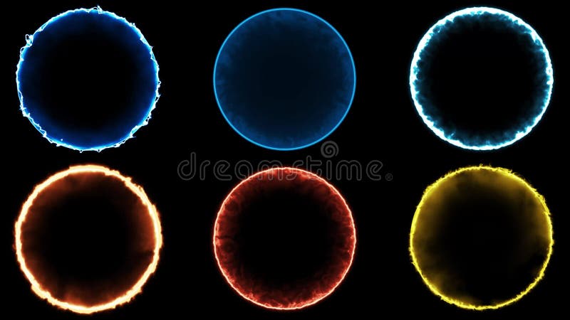 4K Circle Animations Different Styles for Display Objects, Logos ...