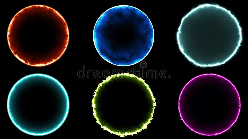 4K Circle Animations Different Styles for Display Objects, Logos ...