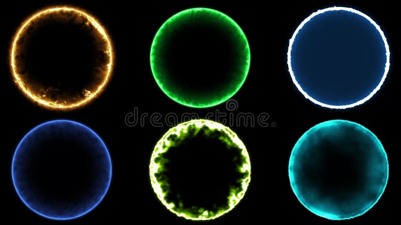 4K Circle Animations Different Styles for Display Objects, Logos ...