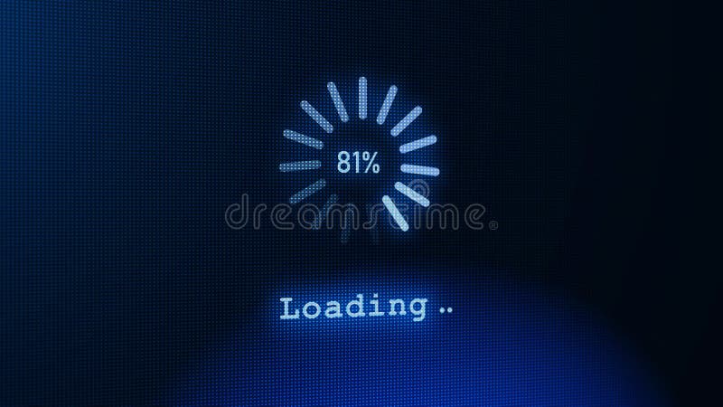 4k Transfer Loading Bar Downloading Barloading Screen Pixelated ...