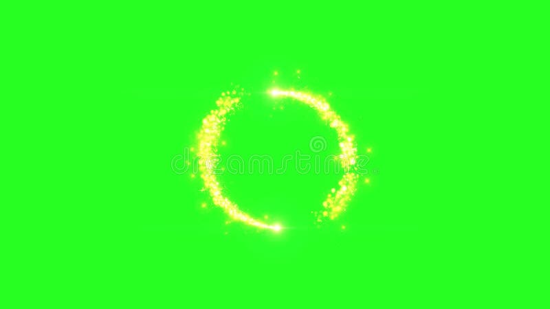 Meteor Spark Flakes Overlay on Green Screen - Chromatic Background ...