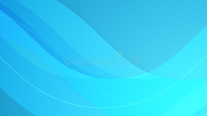 4K Clean Blue Color Wave Abstract Background 02 Stock Illustration ...