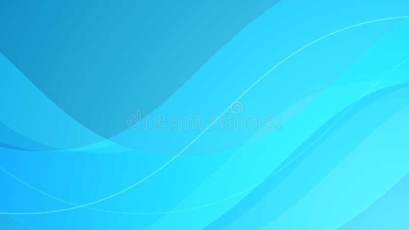 4K Clean Blue Color Wave Abstract Background 03 Stock Illustration ...